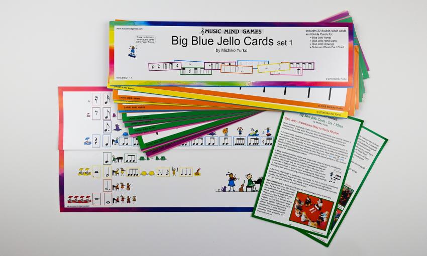 Big Blue Jello Cards Set 1 – Music Mind Games